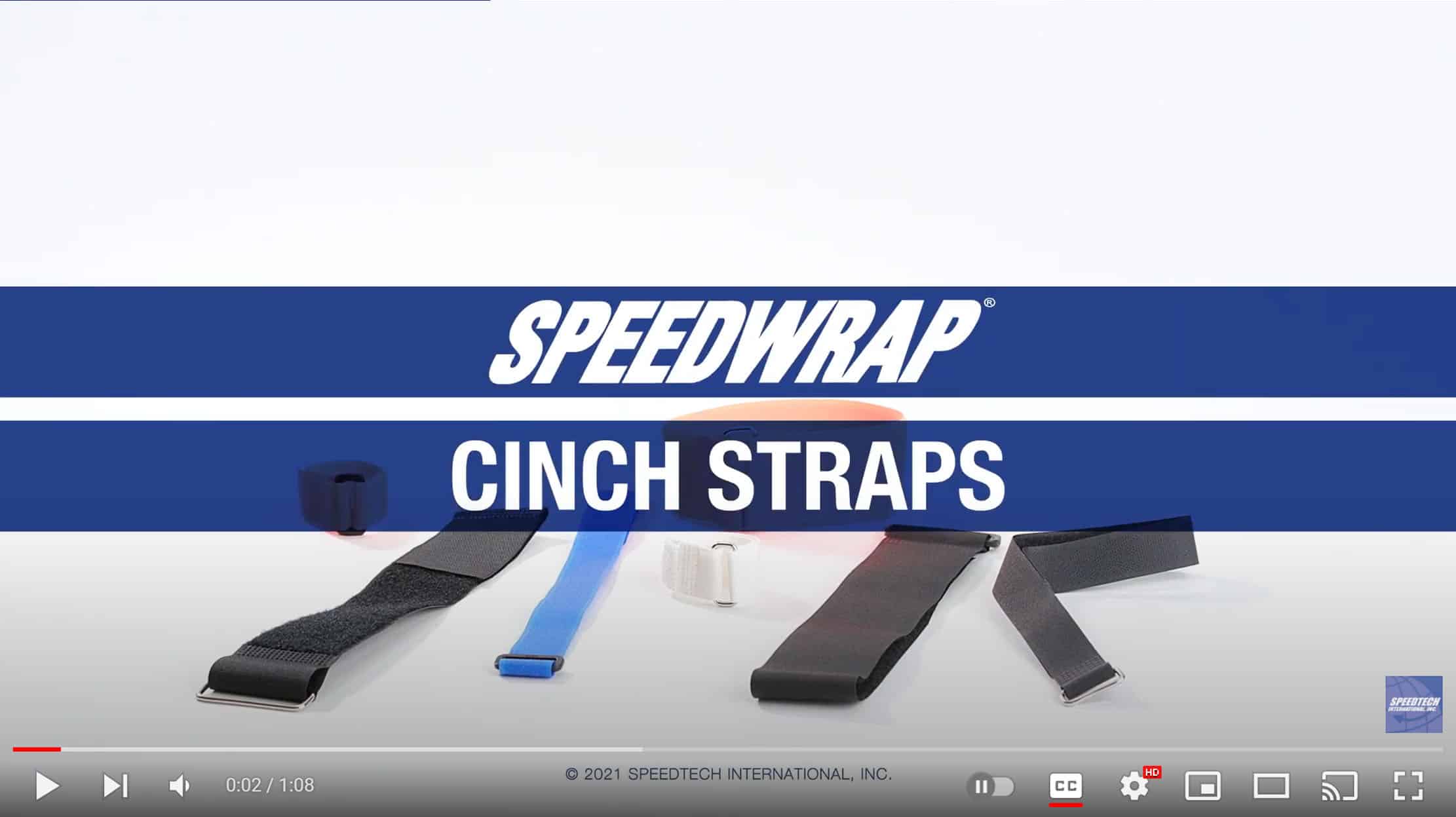 SPEEDWRAP® Cinch Straps - Hook & Loop Cinch Straps With Buckle